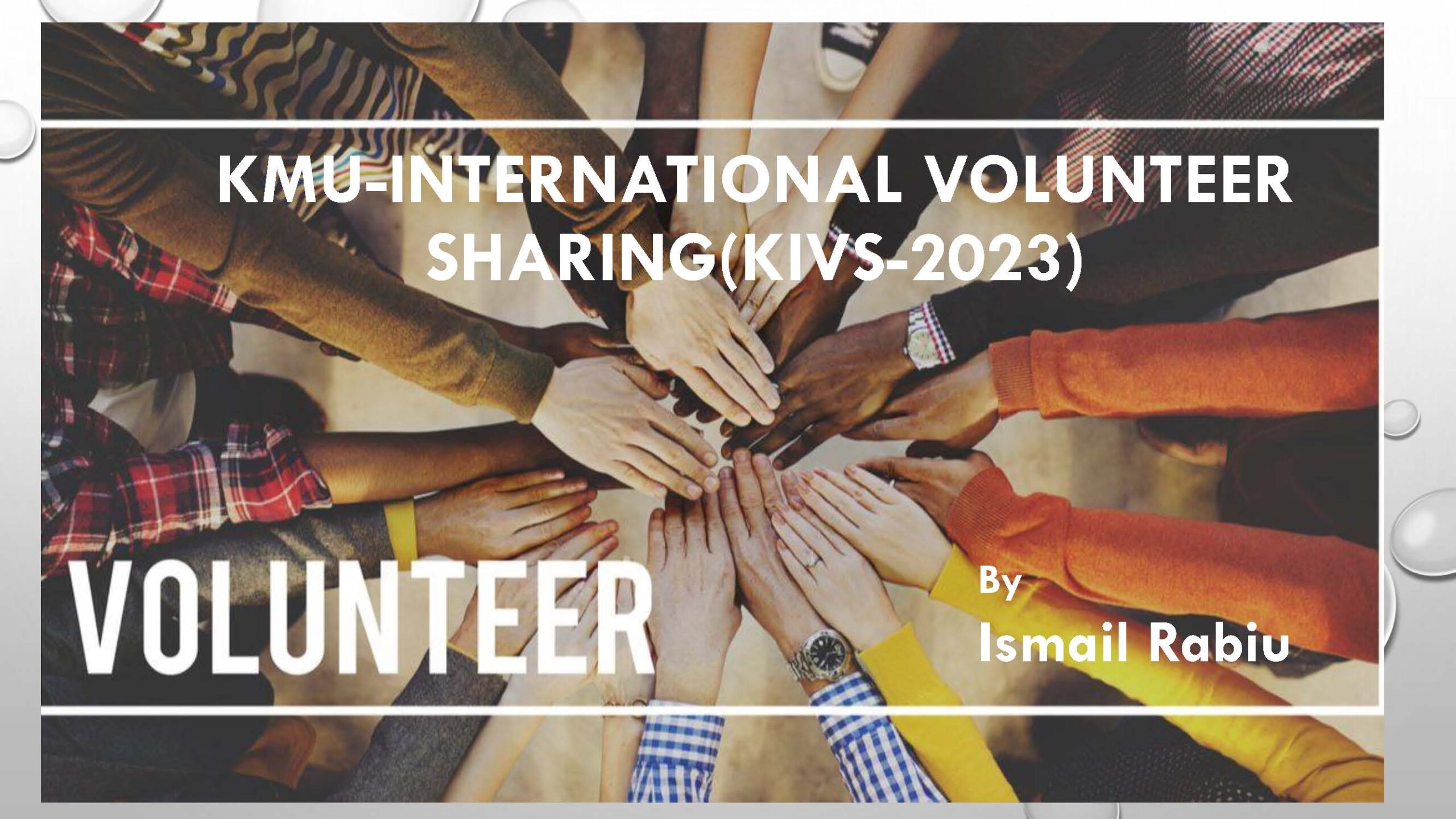 A Journey into my volunteering experience as a Nigerian student in ...